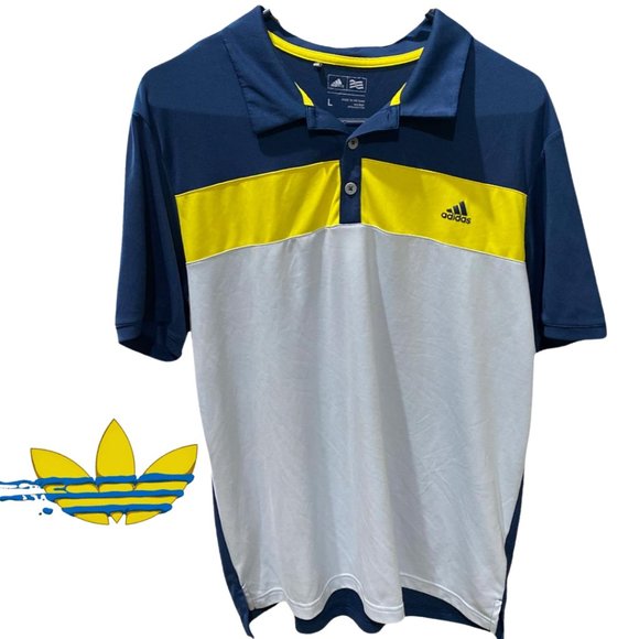 adidas | Shirts | Adidas Mens Colorblock Golf Polo | Poshmark